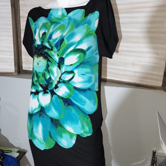 Bisou Bisou | Dresses | Bisou Bisou Michele Bohbot Short Sleeve Dress ...